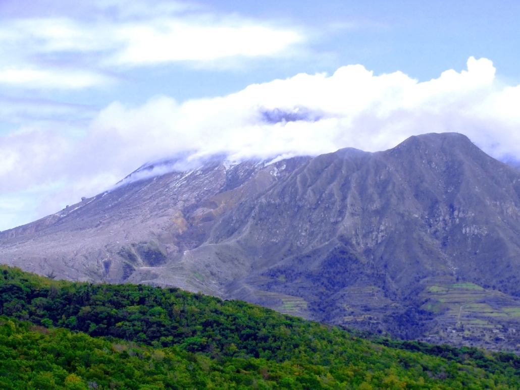 Hunger in Montserrat After Eruption of Soufrière Hills Volcano