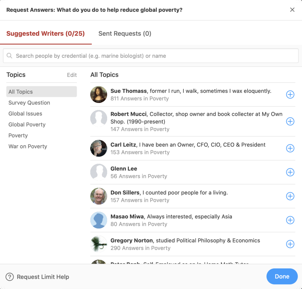 Post a Question or Answer on Quora - The Borgen Project